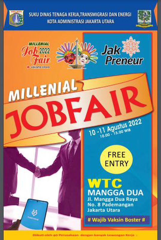 Baliho Job fair Ukuran 8 M2
