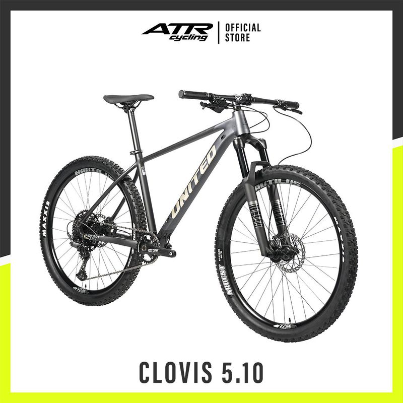 United Bike Sepeda Gunung MTB AL 27,5-11SP CLOVIS 5.10 (17) (20) GY-BK