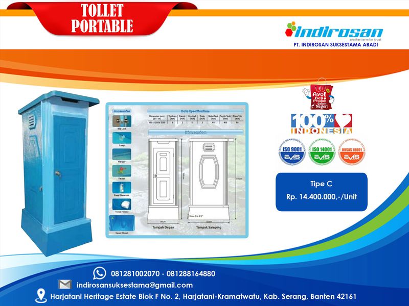 TOILET PORTABLE