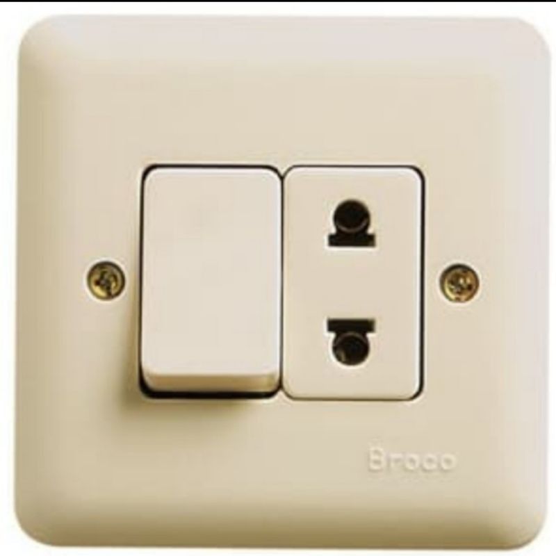 Socket outlet Universal New Gee Cream 240 ps