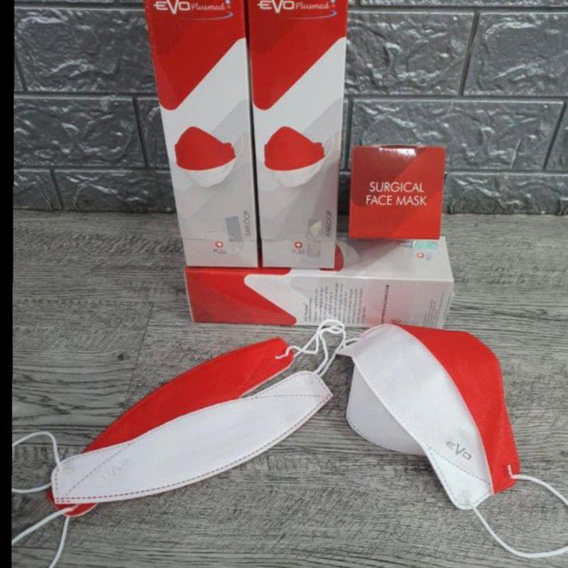 MASKER KF 94 MERAH PUTIH