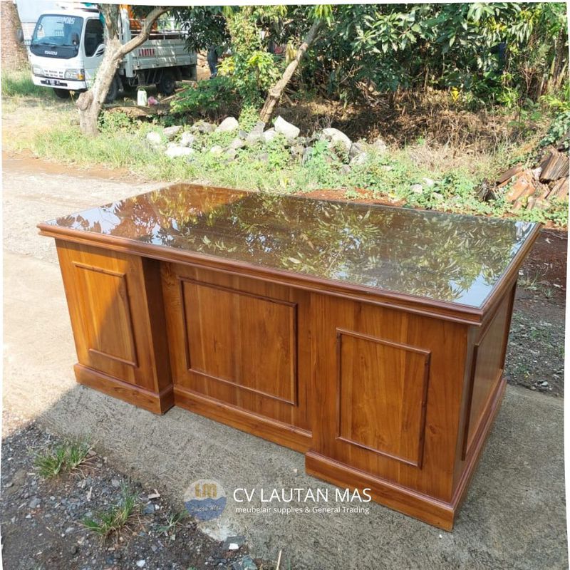 MEJA KERJA JATI