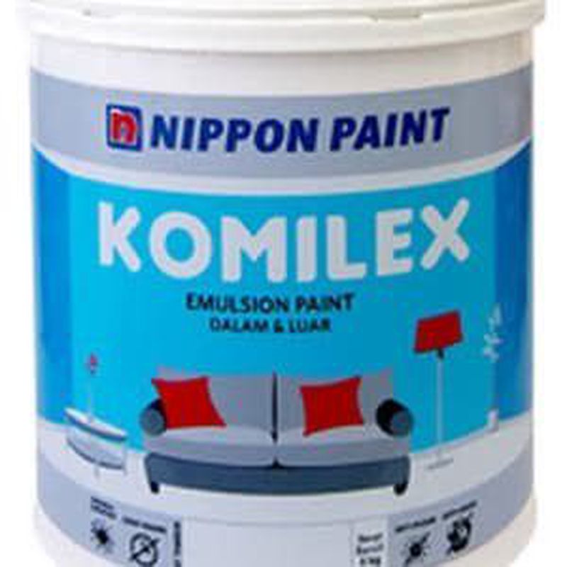 Cat Tembok @20 kg putih Nippon Paint Komilex