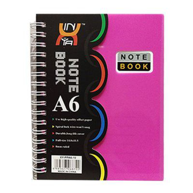 SPIRAL BOOK A6 NOTE BOOK INYA XY-PPA6-10 (ATK)