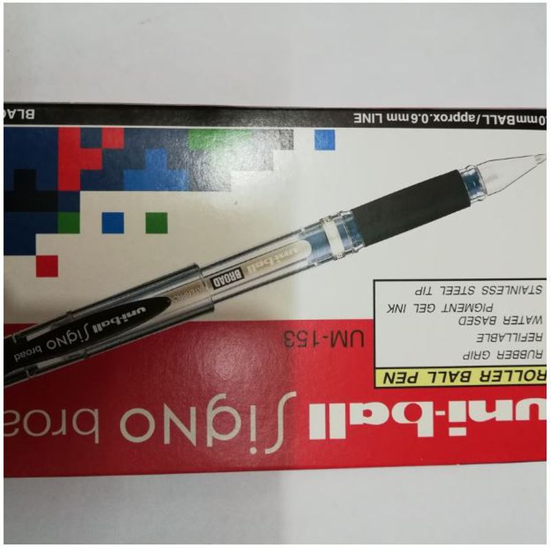 Pulpen signo uniball - Hitam