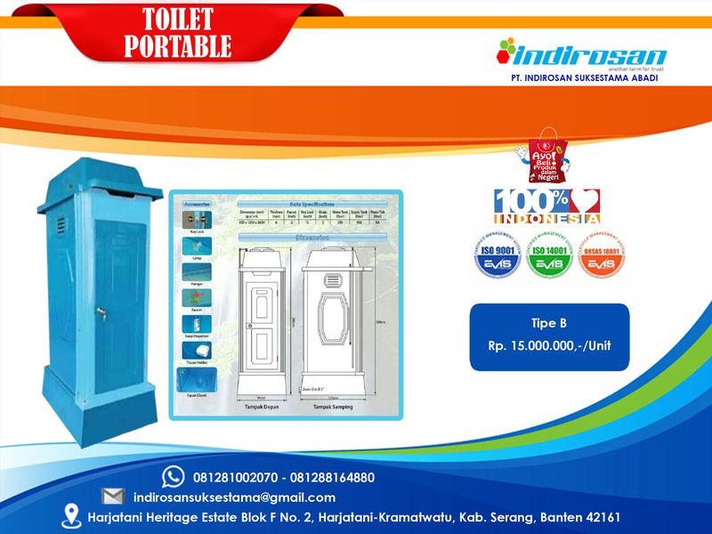 TOILET PORTABLE