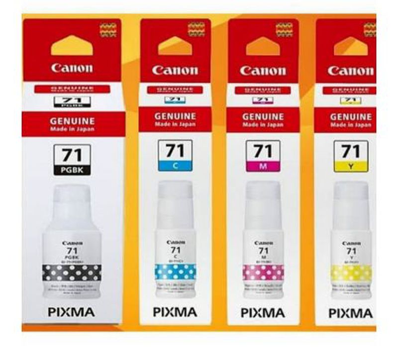 Tinta Canon GI-71 GI71 PGBK GI 71 Original - Biru