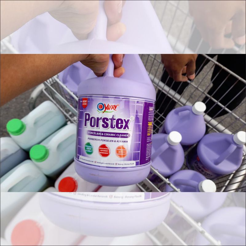 Yuri Porstex Pembersih Porselen Ungu Bottle WB 2000ml