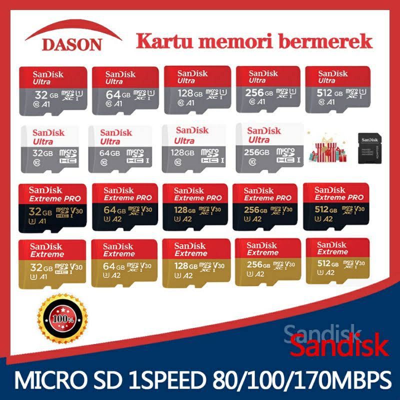 Memory Card (Spesifikasi : Micro / TF 16 GB