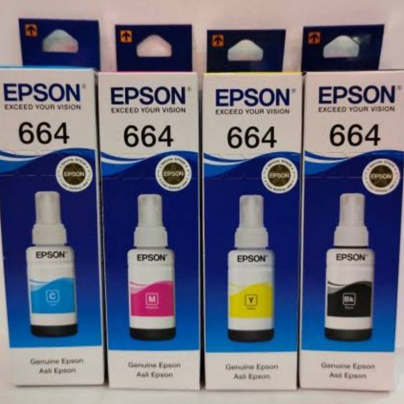 Original Tinta Epson 664 - Cyan