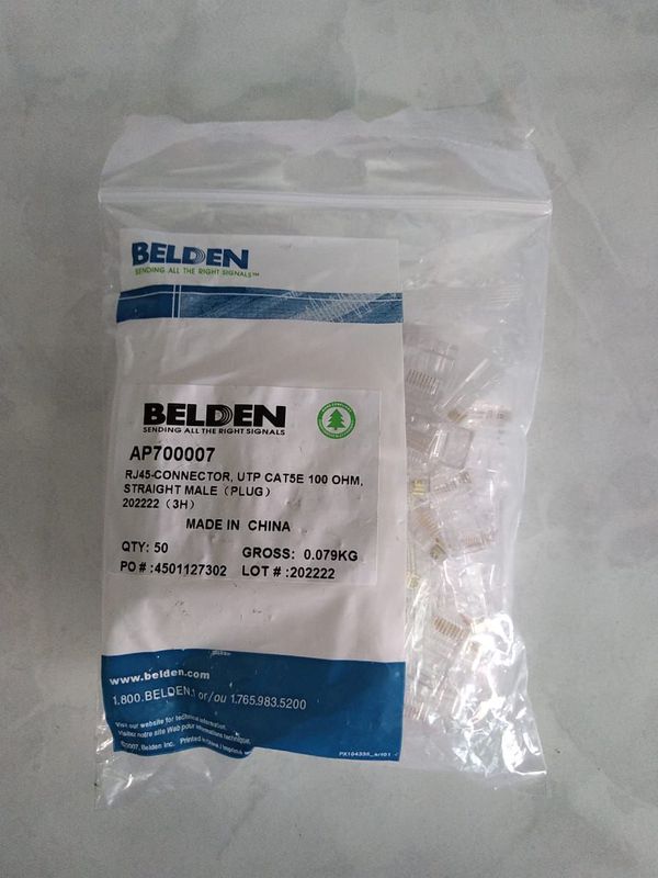 Konektor BELDEN Rj45 cat 5 ori isi 50pcs AP700007