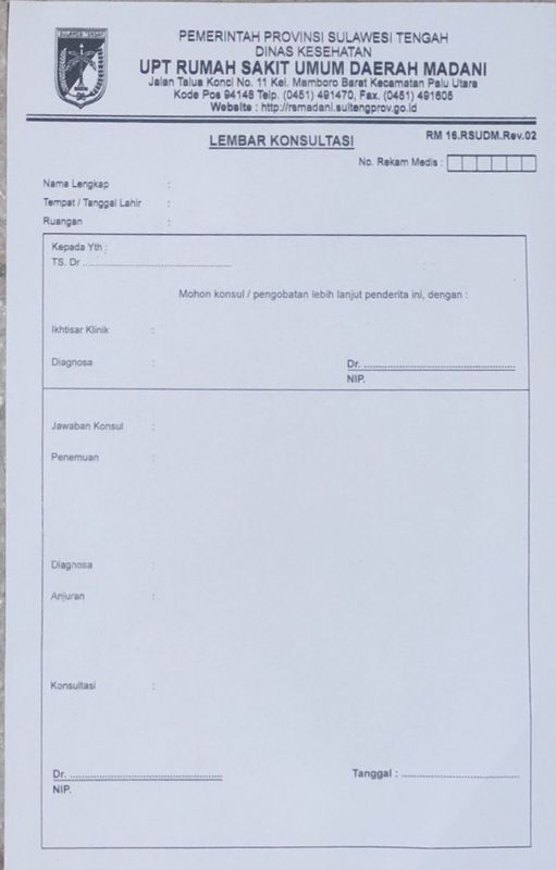 CETAKAN FORMULIR LEMBAR KONSULTASI