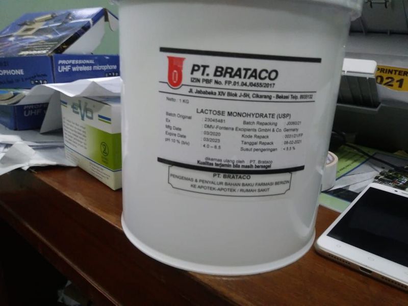 LACTOSE MONOHYDRATE (USP) 1 KG