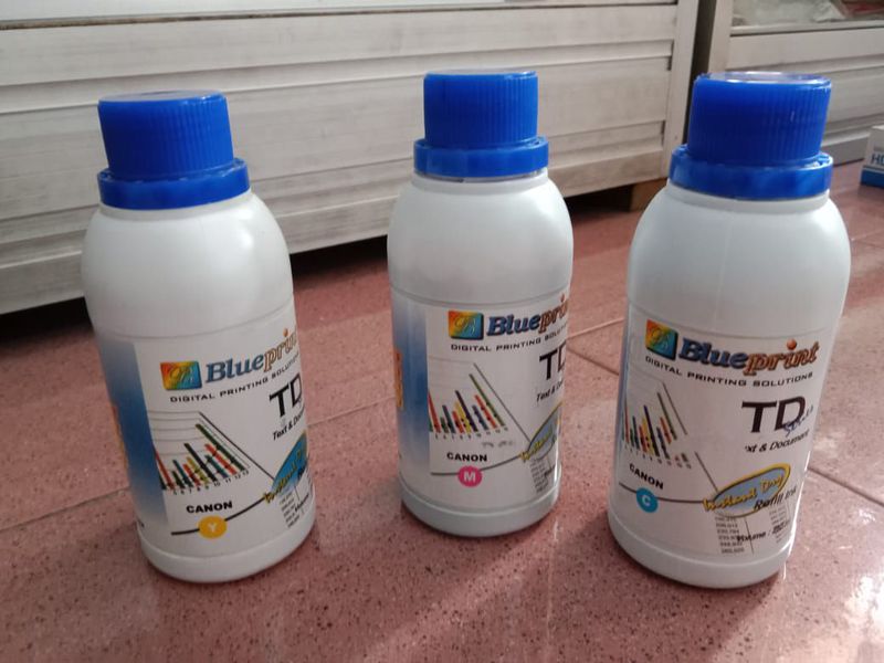 Tinja Inkjet Printer botol - BluePrint - 250 ml - Bewarna- - Kuning