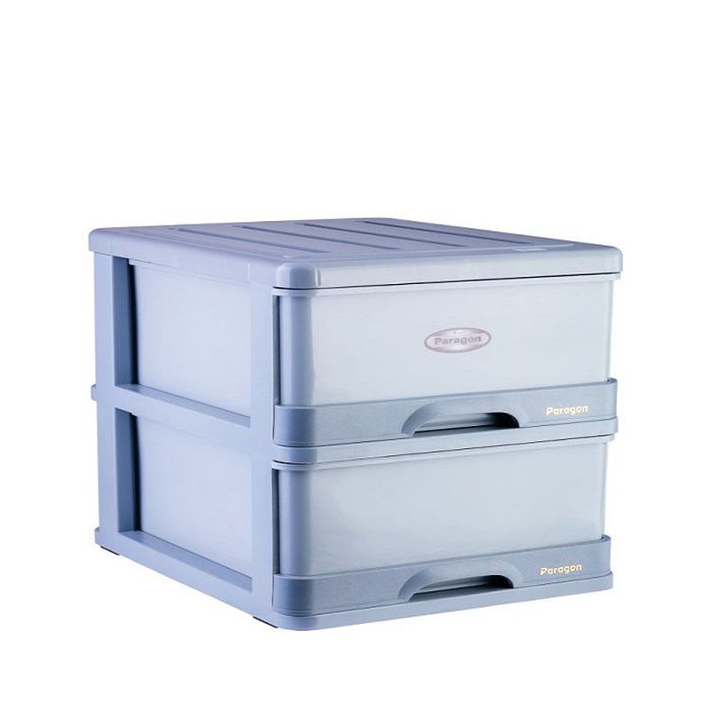 BOX CONTAINER PLASTIK 2 SUSUN