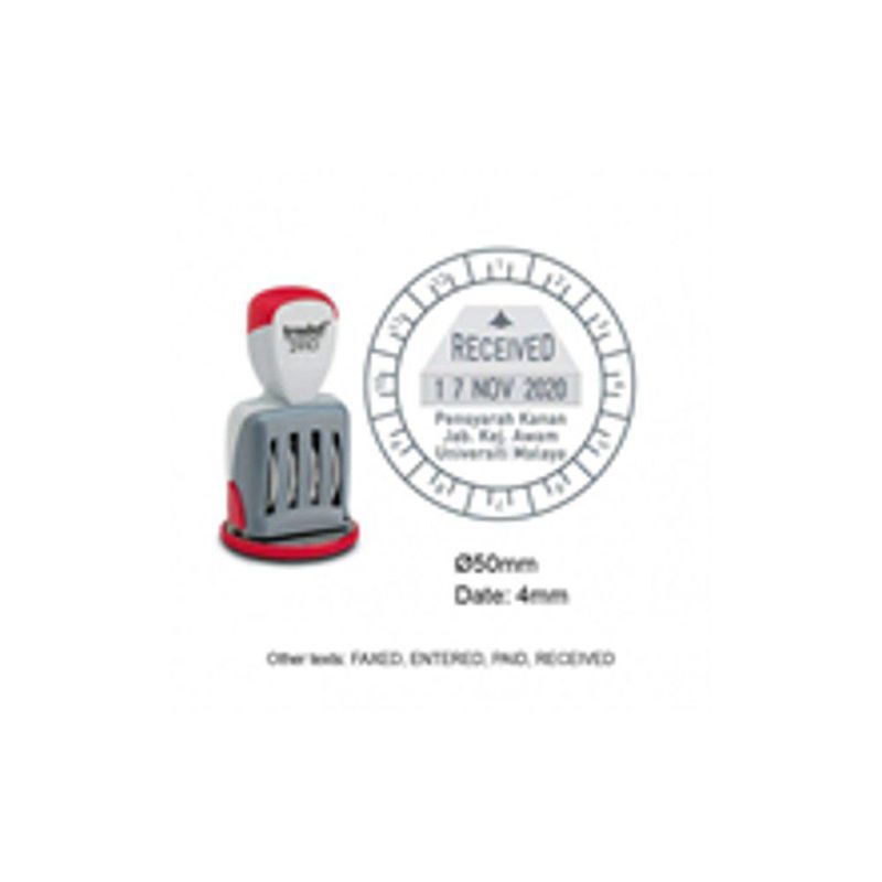 TRODAT STEMPEL JAM+TANGGAL 2910 / U-12