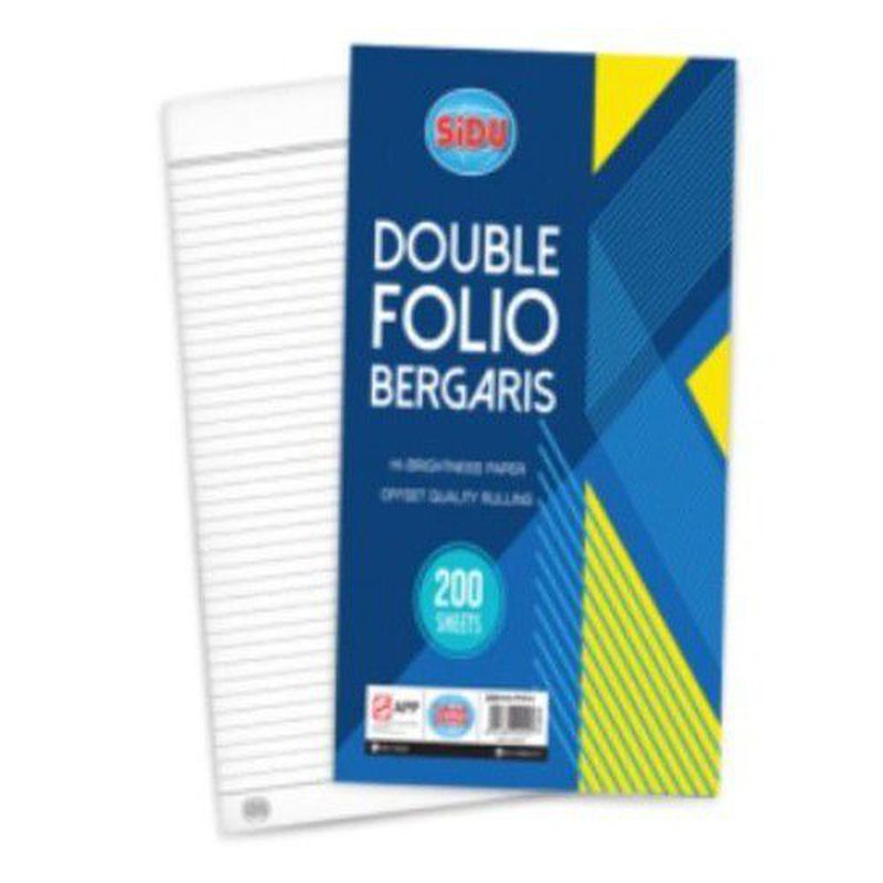 KERTAS BERGARIS DF (DOUBLE FOLIO)