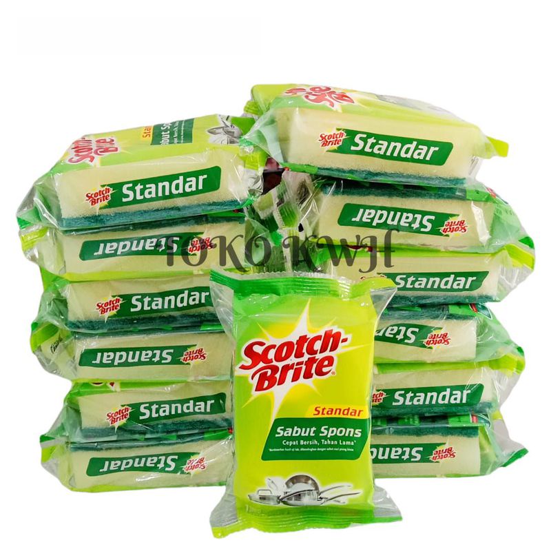 SABUT SPONS CUCI PIRING SCOTCH BRITE BASIC