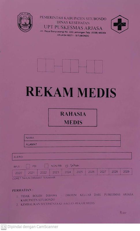 Map Sneil Rekam Medis