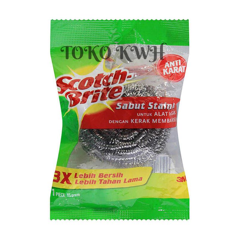 SABUT STAINLESS SCOTCH BRITE 15G