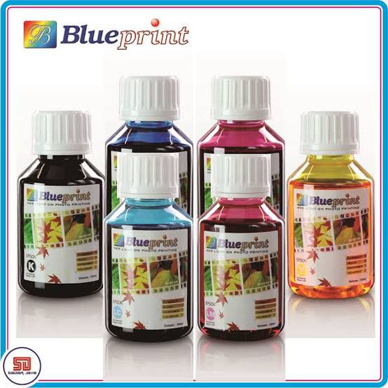 Tinta Blueprint Canon (C,YM,B) - Merah