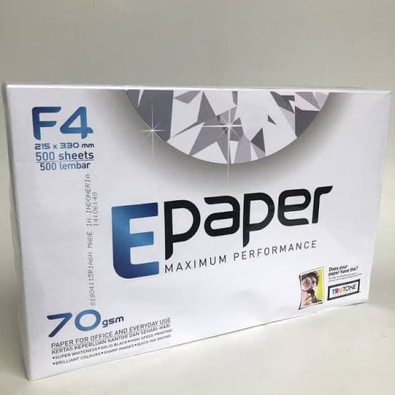 kertas F4 E-paper 70gsm