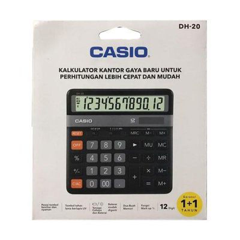 KALKULATOR CASIO DH-20 ORI (ATK)