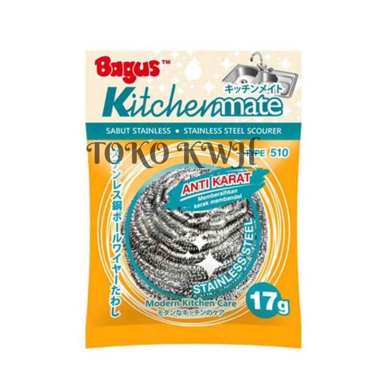 SABUT STAINLESS BAGUS SCOURER 17G