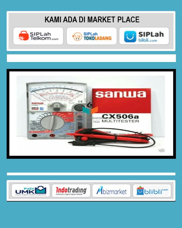 Multimeter Analog SANWA CX506A ( CX 506 A / CX-506A )