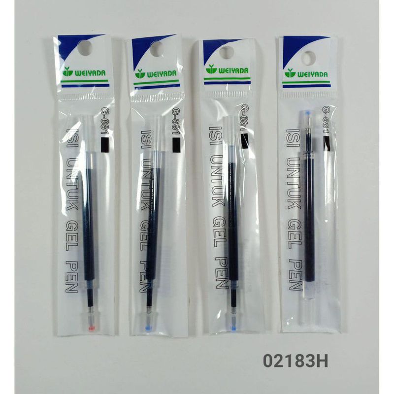 Refill Bulpen Weiyada 0,7mm Hitam