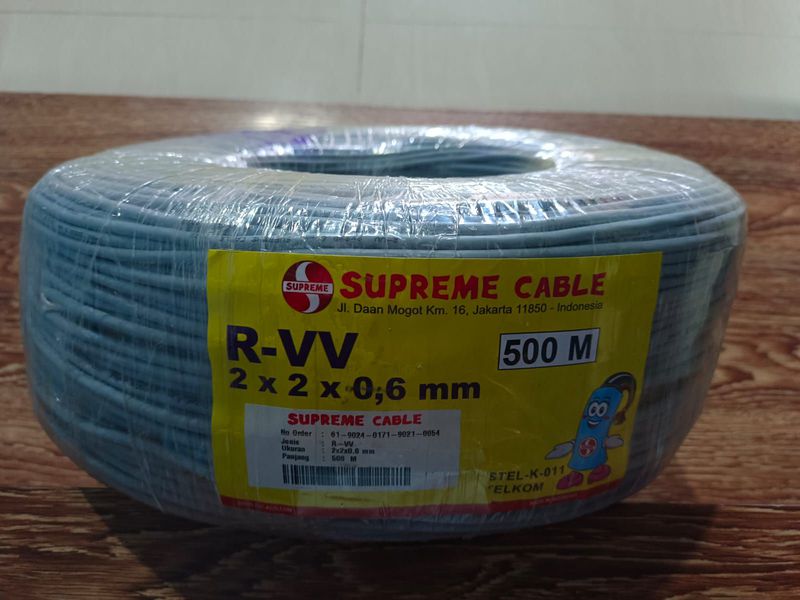 Kabel Telepon 2 Pair (isi 4)