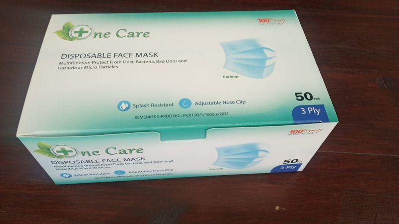 Masker 3 Play One Care Isi 50 Pcs