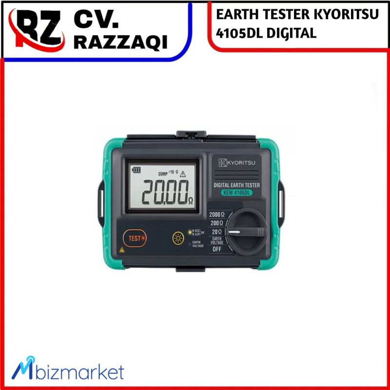 EARTH TESTER KYORITSU 4105DL DIGITAL GROUNDING TESTER ARDE