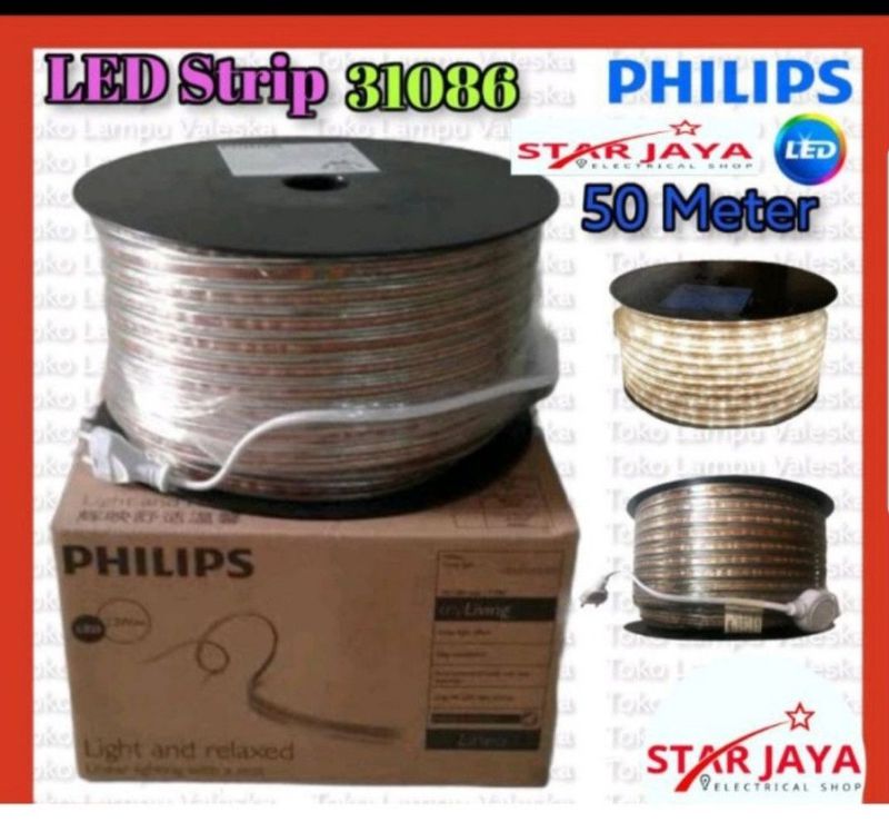 PHILIPS LED STRIP PER METER 4,6W DAN LED STRIP ALLUMIA PER 50 METER