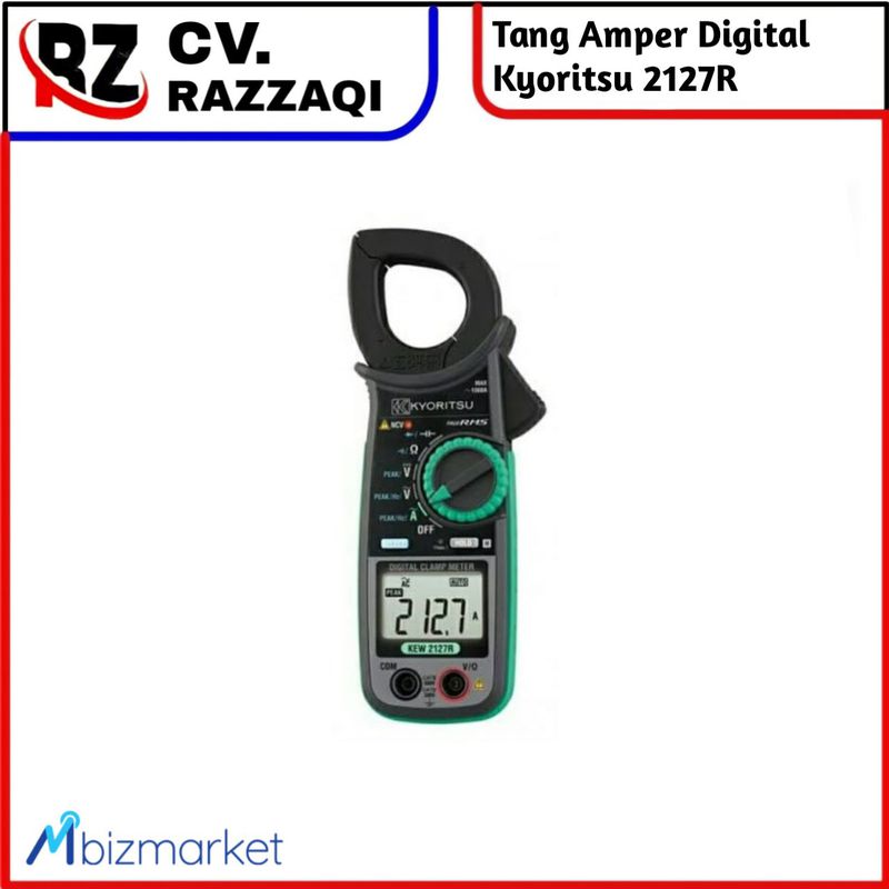 Tang Amper Digital Kyoritsu 2127R Tang Ampere Clamp Meter Clemp Meter