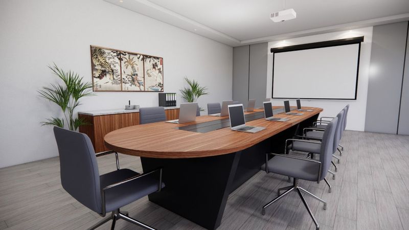 Meja Rapat Custom 8 Orang