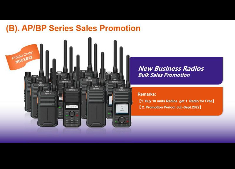 Hytera AP 518 VHF dan AP 588 - UHF