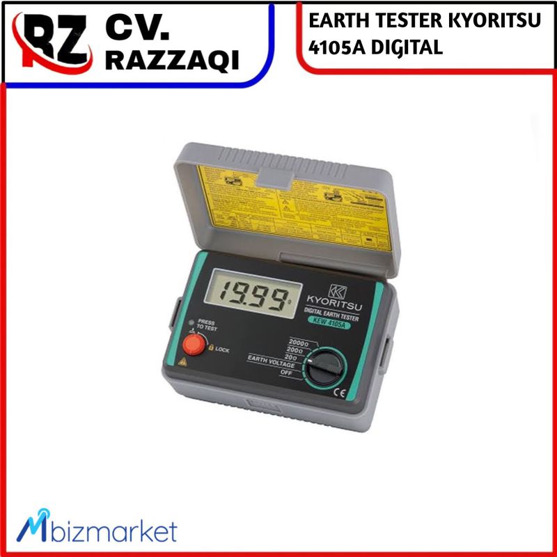 EARTH TESTER KYORITSU 4105A DIGITAL GROUNDING TESTER ARDE