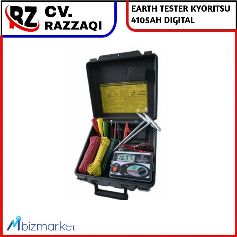 EARTH TESTER KYORITSU 4105AH DIGITAL GROUNDING TESTER ARDE