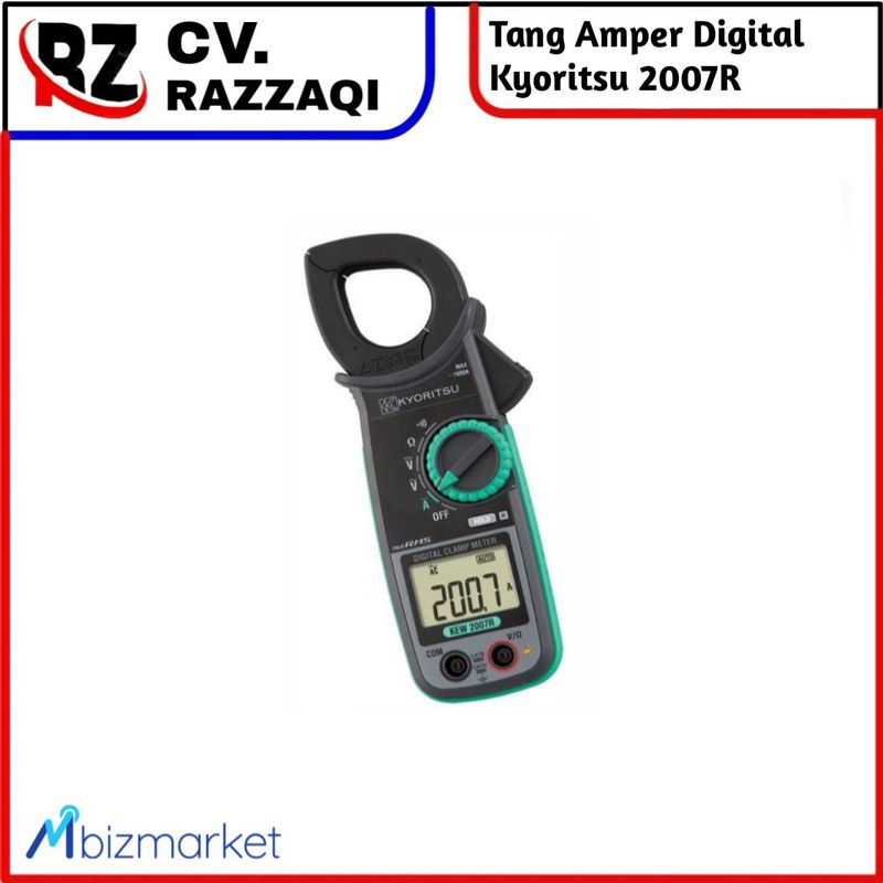 Tang Amper Digital Kyoritsu 2007R Tang Ampere Clamp Meter Clemp Meter