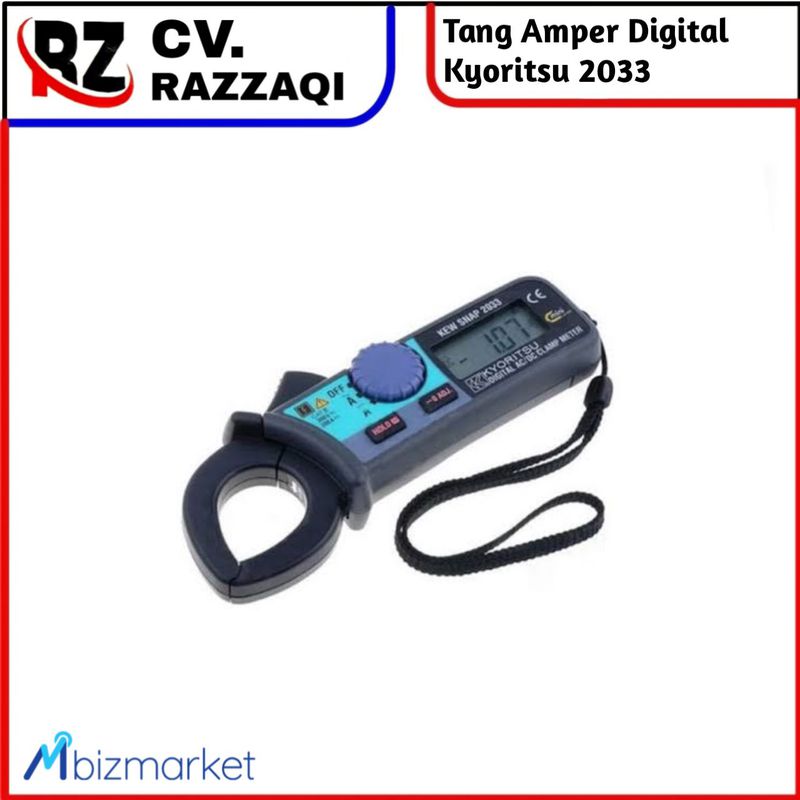 Tang Amper Digital Kyoritsu 2033 Tang Ampere Clamp Meter Clemp Meter