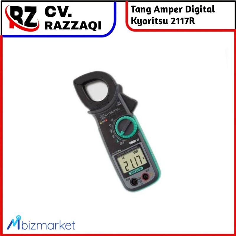 Tang Amper Digital Kyoritsu 2117R Tang Ampere Clamp Meter Clemp Meter
