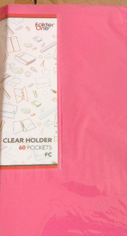CLEAR HOLDER 60 POCKETS
