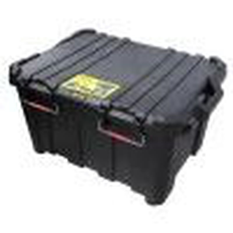 Krisbow - Kotak Penyimpanan 135L hitam storage box perkakas barang