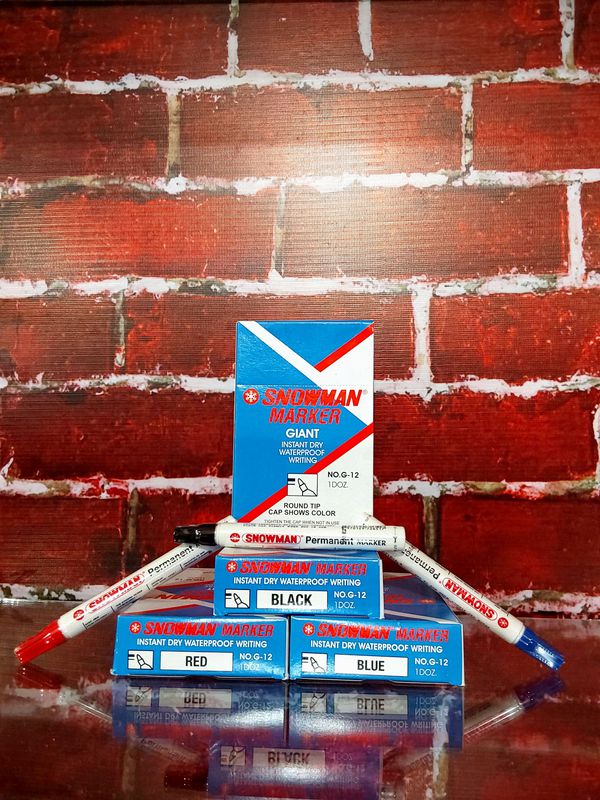 SPIDOL SNOWMAN PERMANENT - BIRU