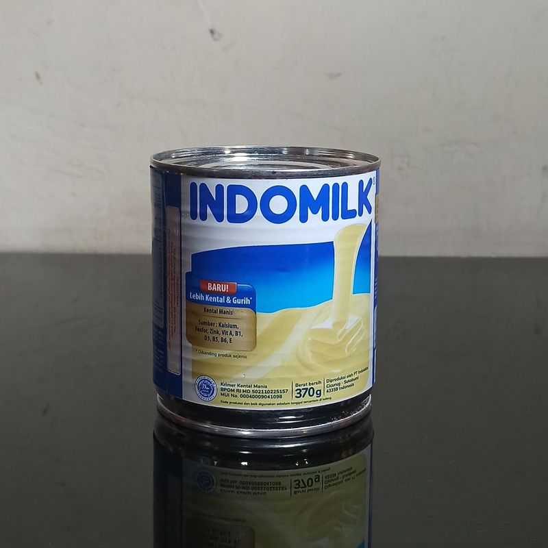 Susu Kental Manis Indomilk Kemasan Kaleng - Coklat