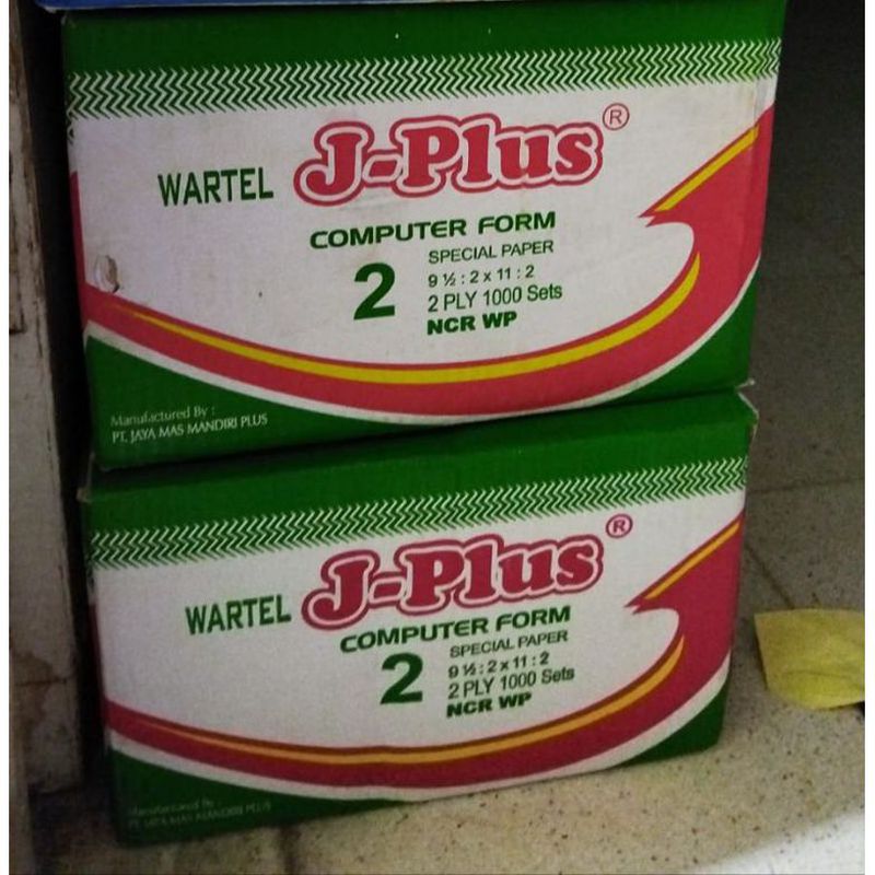 Kertas Continous Form Wartel CF 9 1/2:2 x 11:2 - 2ply WP