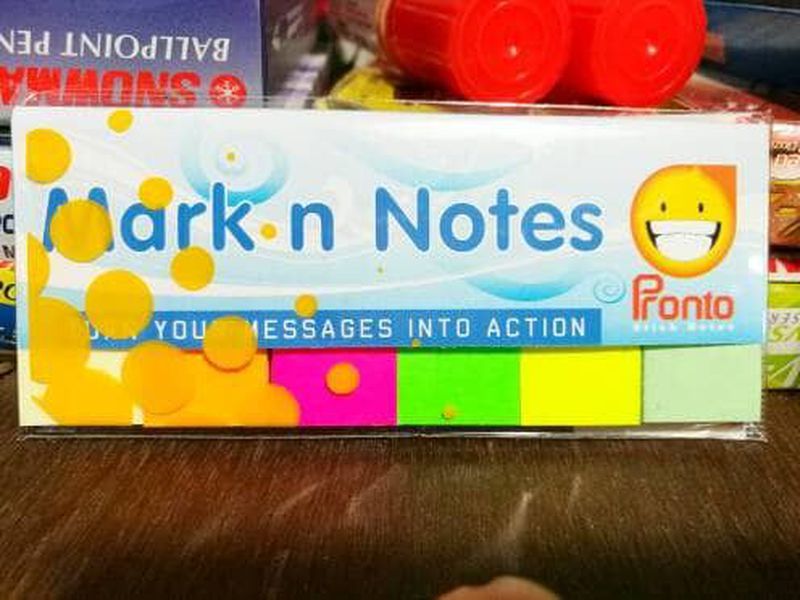 DSA00623 PRONTO STICK NOTE MARK & NOTES 6 COLOURS PSN25