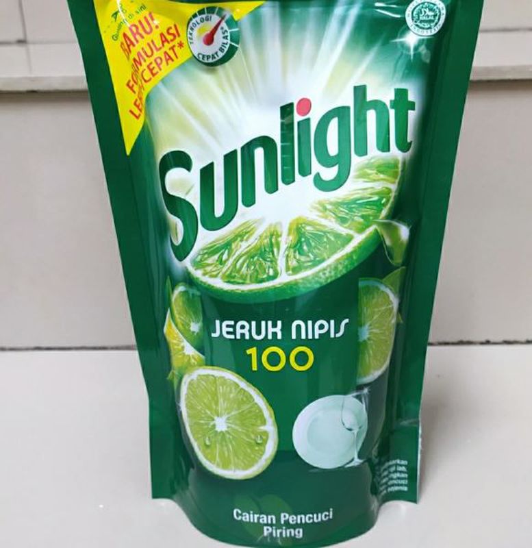 SUNLIGHT Jeruk nipis cairan pencuci piring