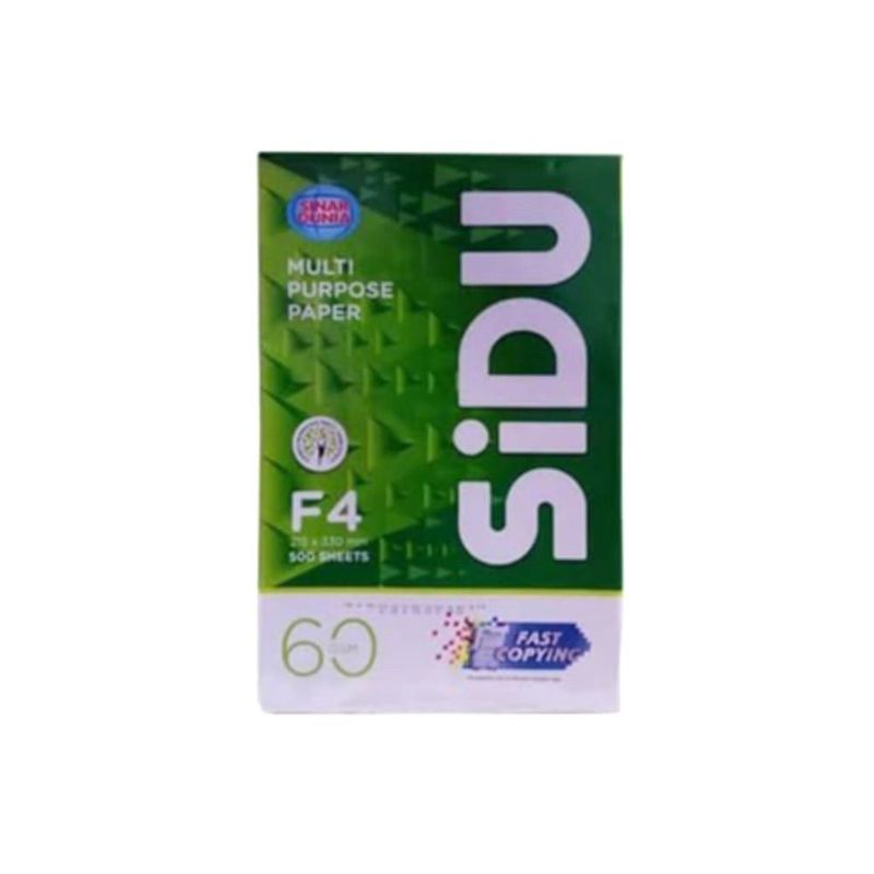 CETAKAN KERTAS HVS FOLIO 60 GR 2 WARNA 1 MUKA